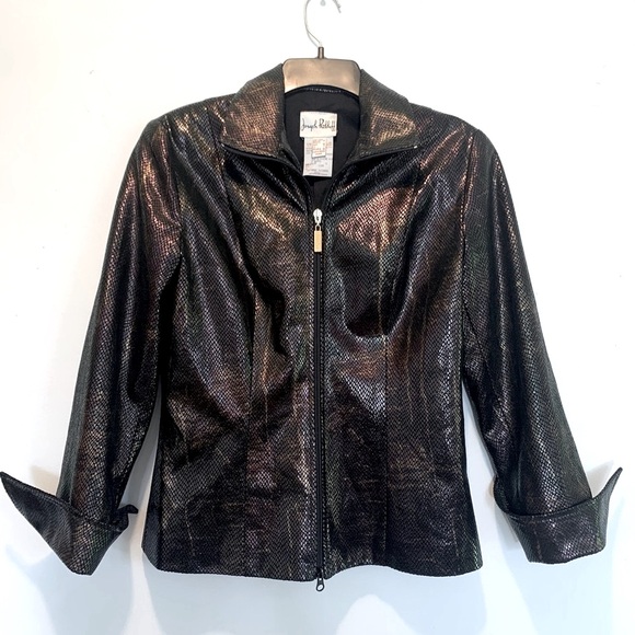 Joseph Ribkoff | Jackets & Coats | Joseph Ribkoff Flip Cuff Shimmer ...